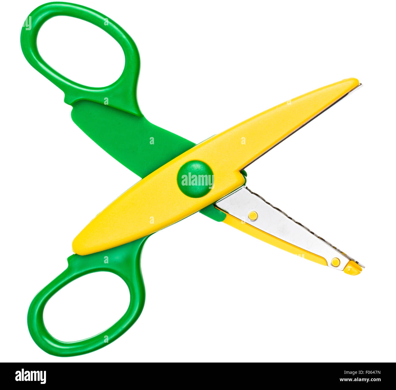 children's scissors isolated on white background Stock Photo - Alamy