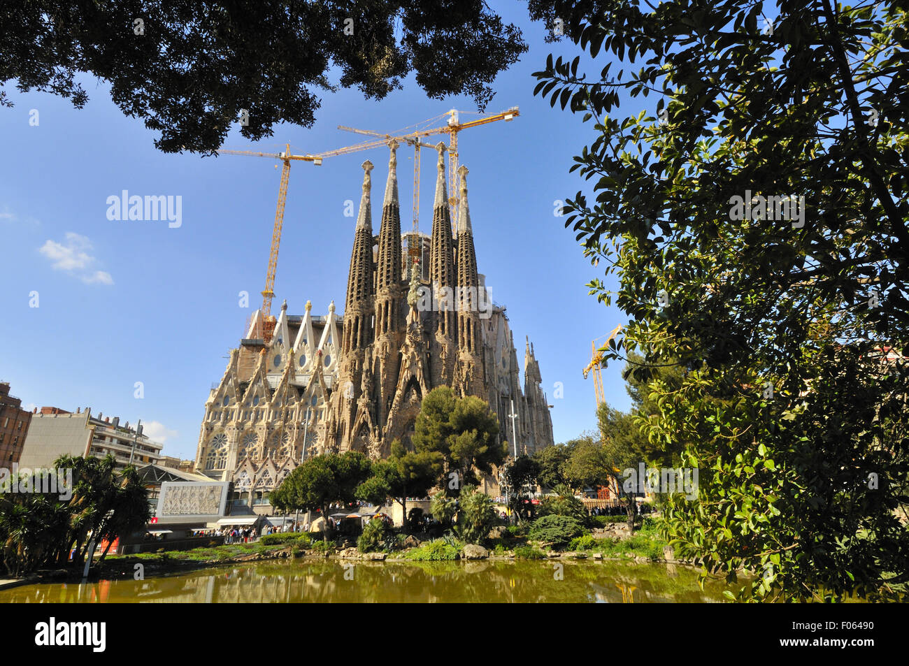 Sagrada Familia Temple under construction . Antoni Gaudi, Barcelona ...