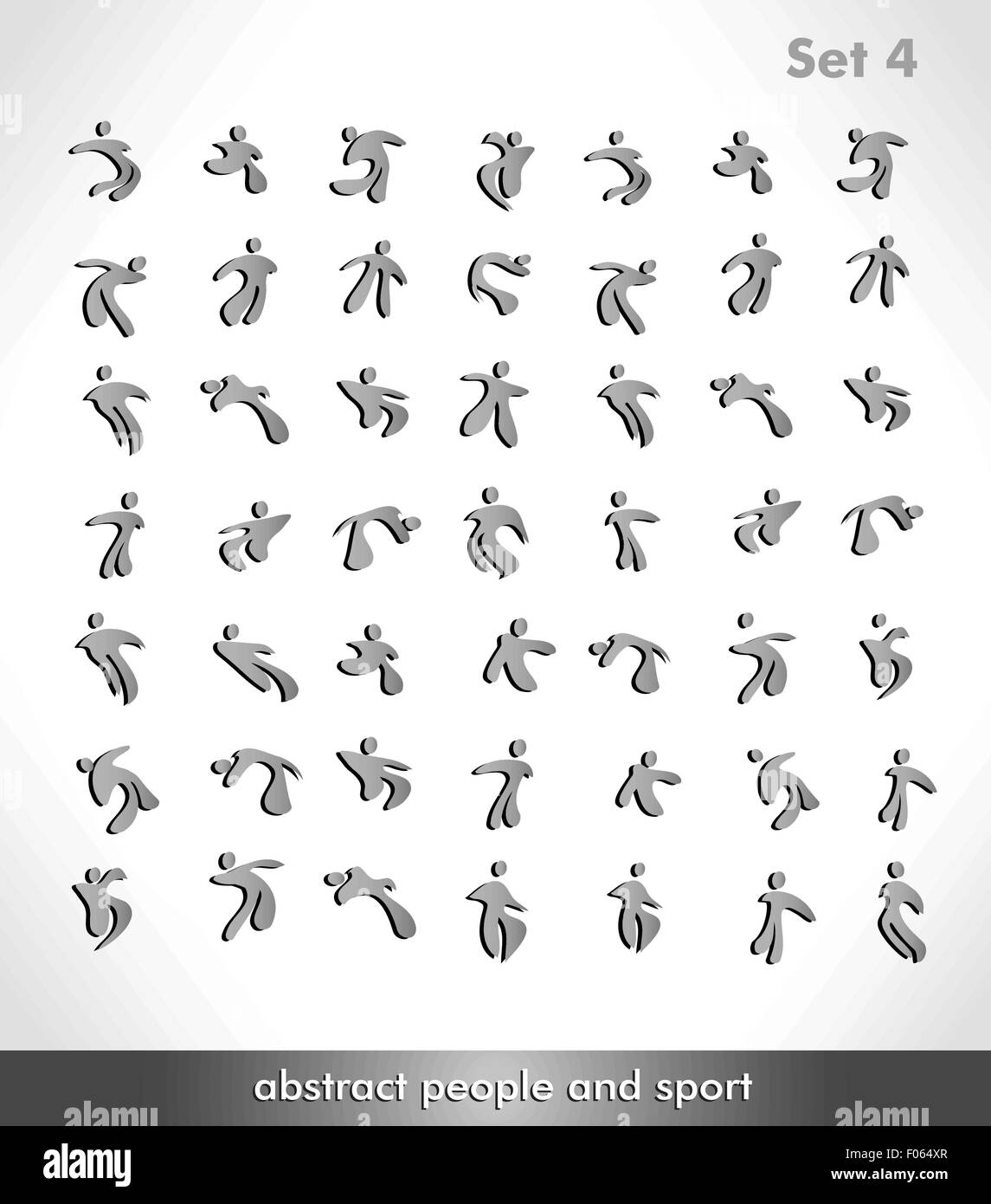 Abstract people icons and symbols Stock Vector Image & Art - Alamy
