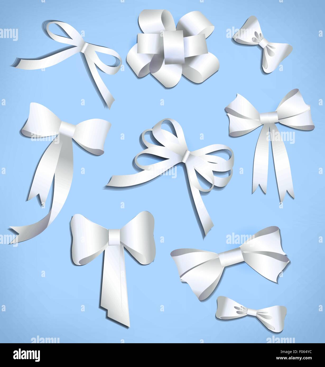 Vector bow collection Stock Vector Image & Art - Alamy