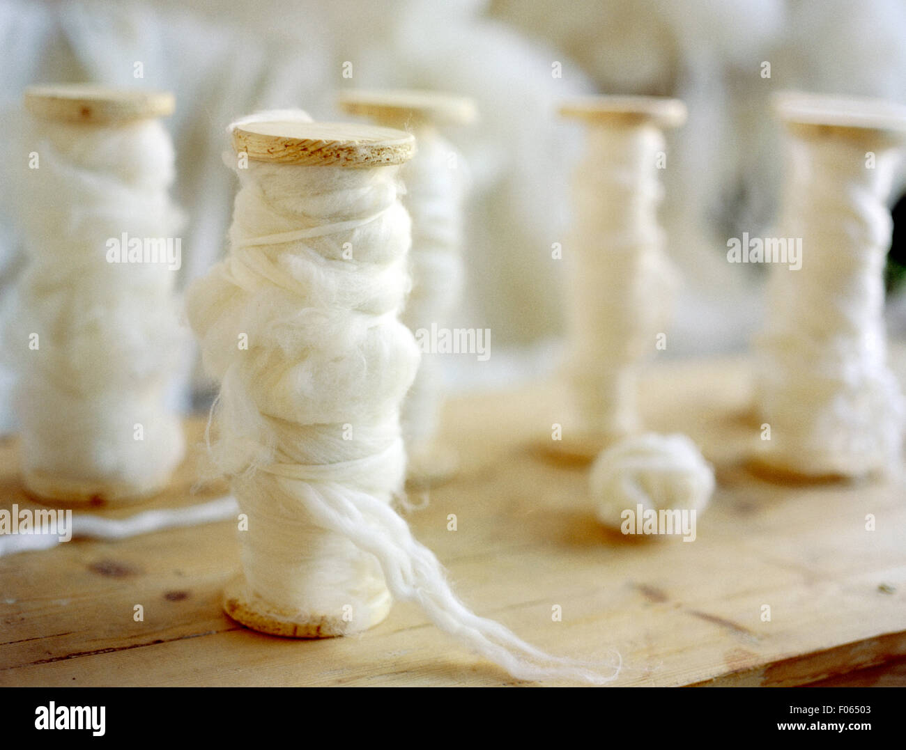 Spools Of Wool Stock Photos & Spools Of Wool Stock Images - Alamy