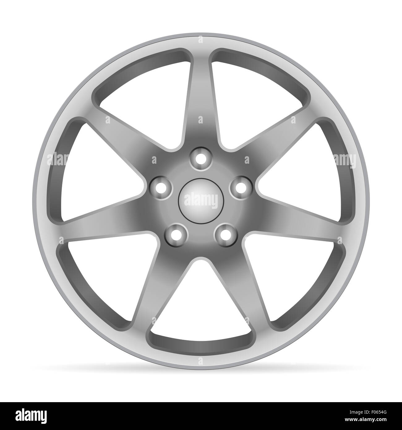 Wheel rim on a white background Stock Photo - Alamy