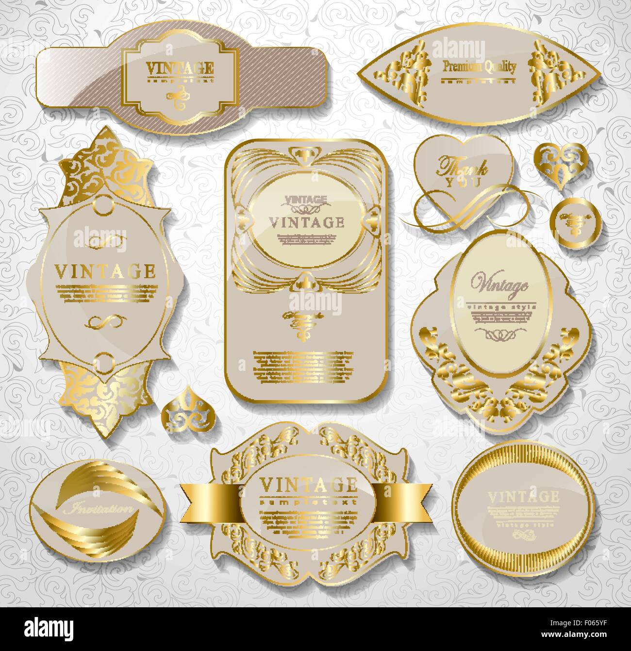 Gold label hi-res stock photography and images - Alamy