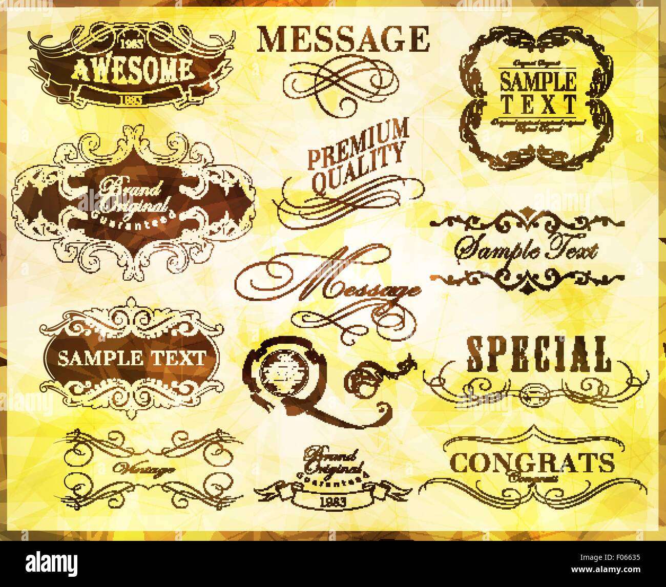 typography, calligraphic design Stock Vector Image & Art - Alamy