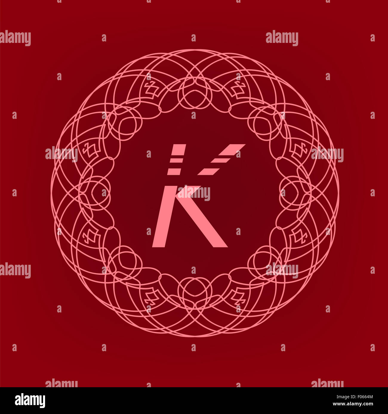 Refined letter k logo hi-res stock photography and images - Alamy