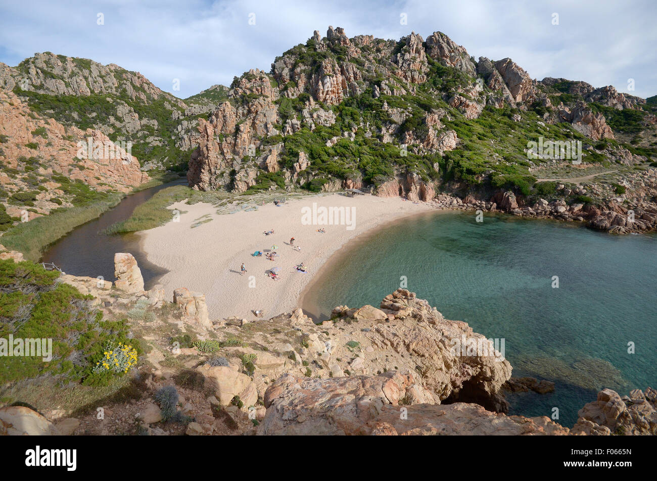 Costa Paradiso, Sardinia, Italy: “di li Cossi” beach Stock Photo - Alamy