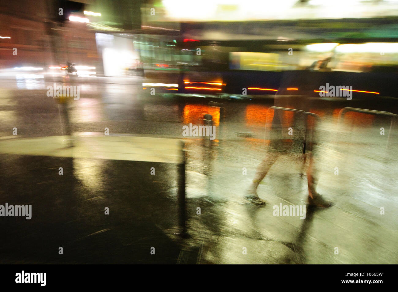 Wet rain person road hi-res stock photography and images - Alamy
