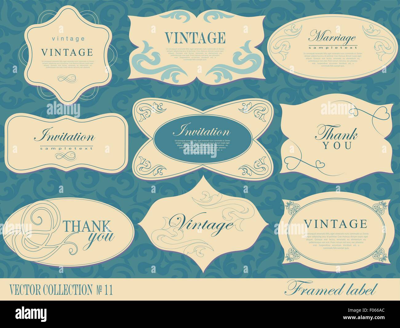 Set retro Labels Stock Vector Image & Art - Alamy