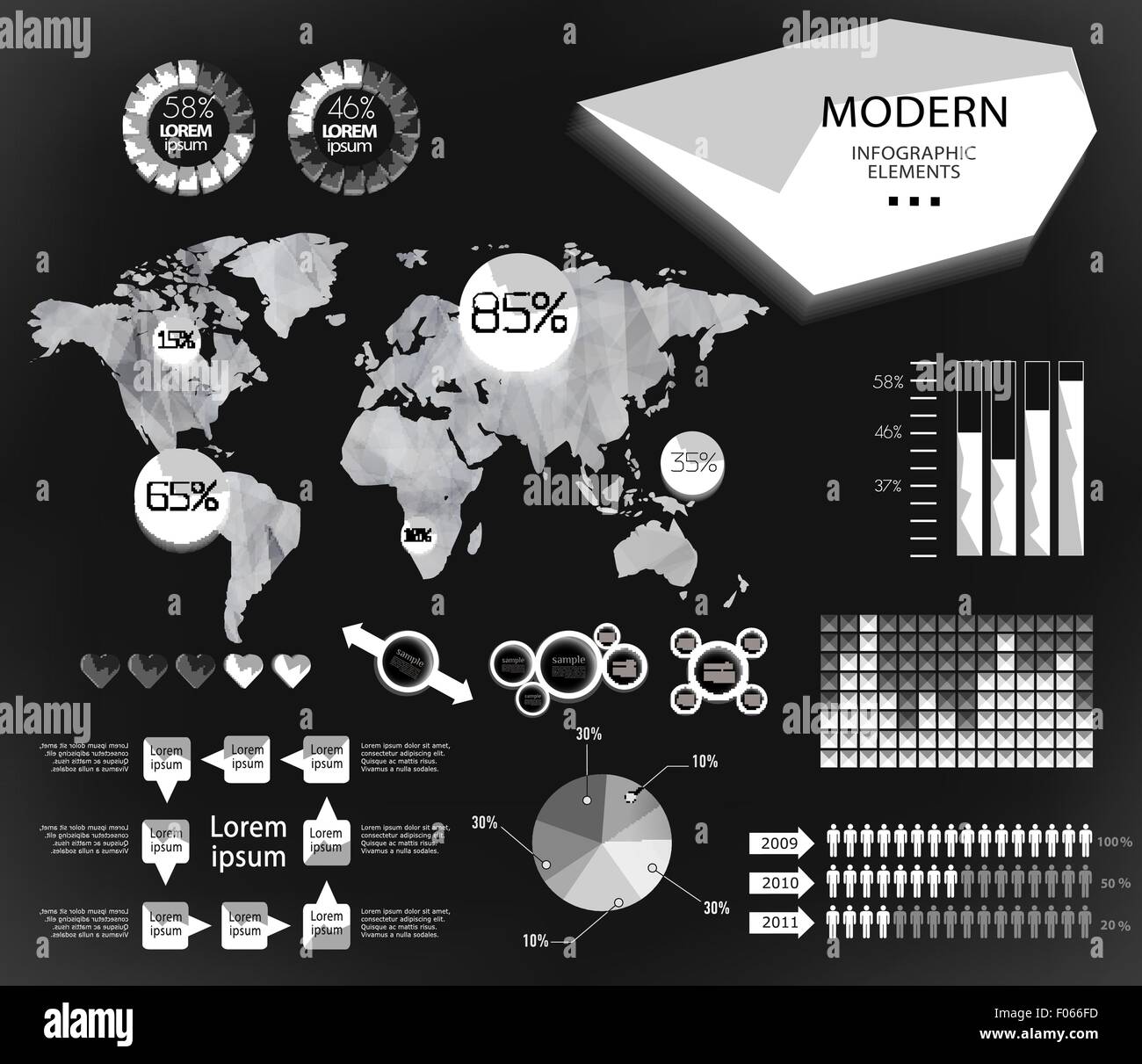 Modern elements of info graphics Stock Vector Image & Art - Alamy