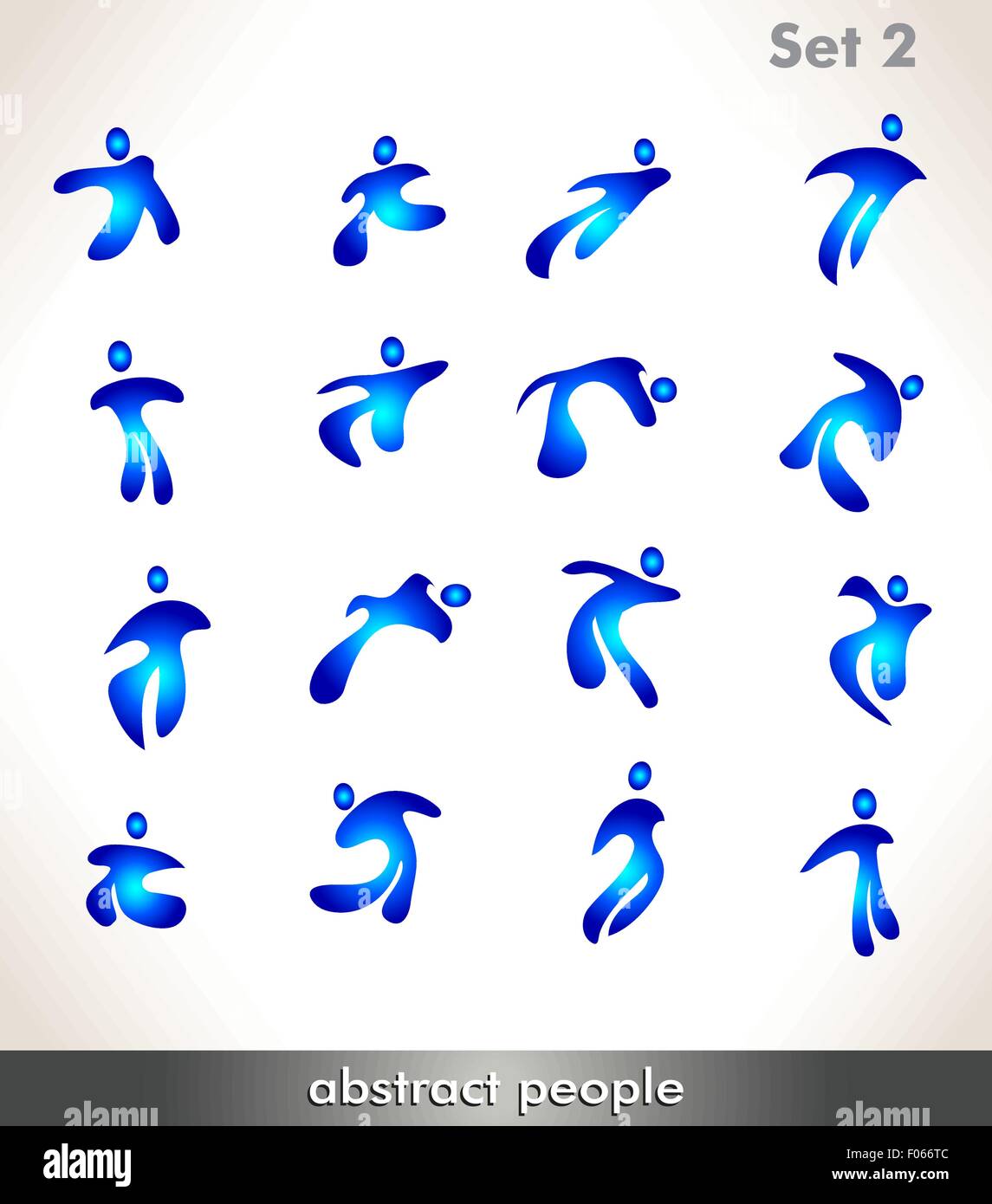 Abstract people icons and symbols Stock Vector Image & Art - Alamy