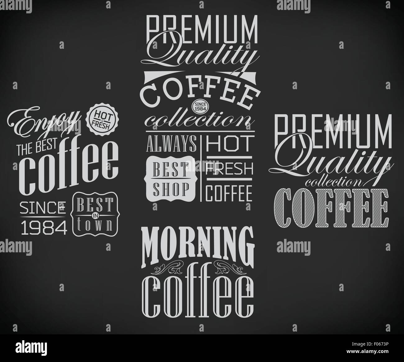 Ba black coffee Stock Vector Images - Alamy
