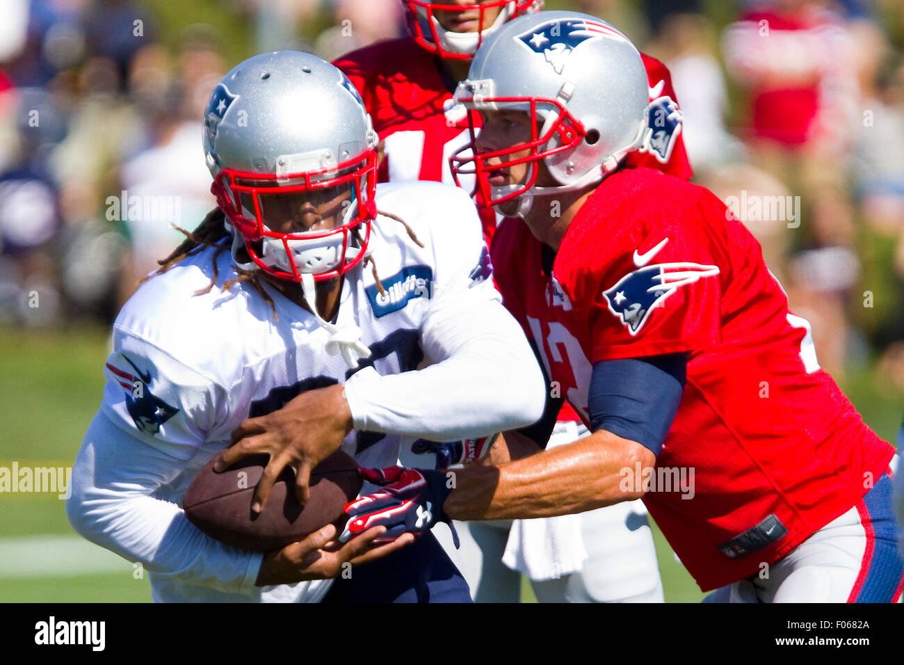 Gillette Stadium. 8th Aug, 2015. New England Patriots quarterback Tom ...