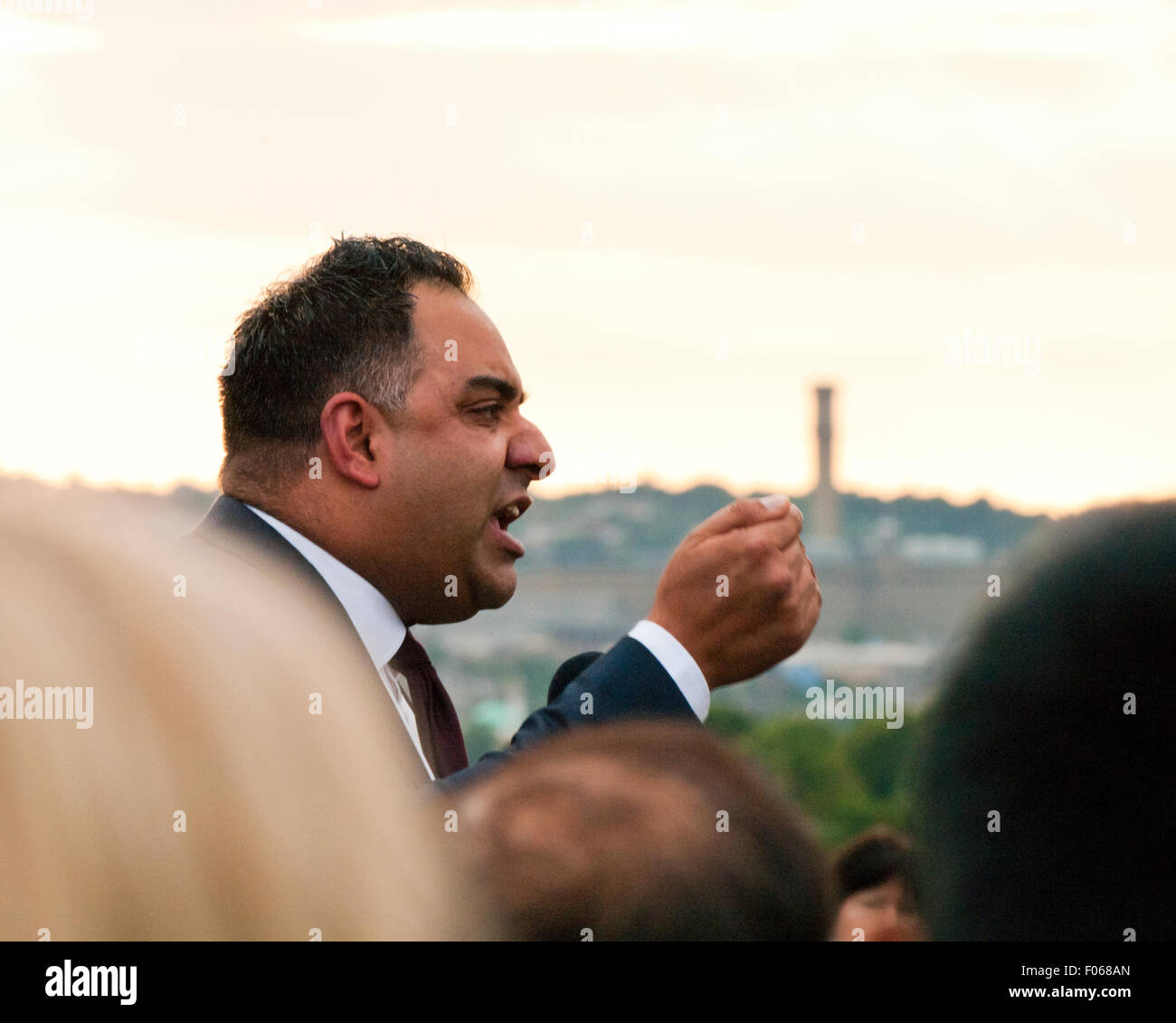 Bradford, Yorkshire, UK. 7th Aug, 2015. Imran Hussain, MP for Bradford ...