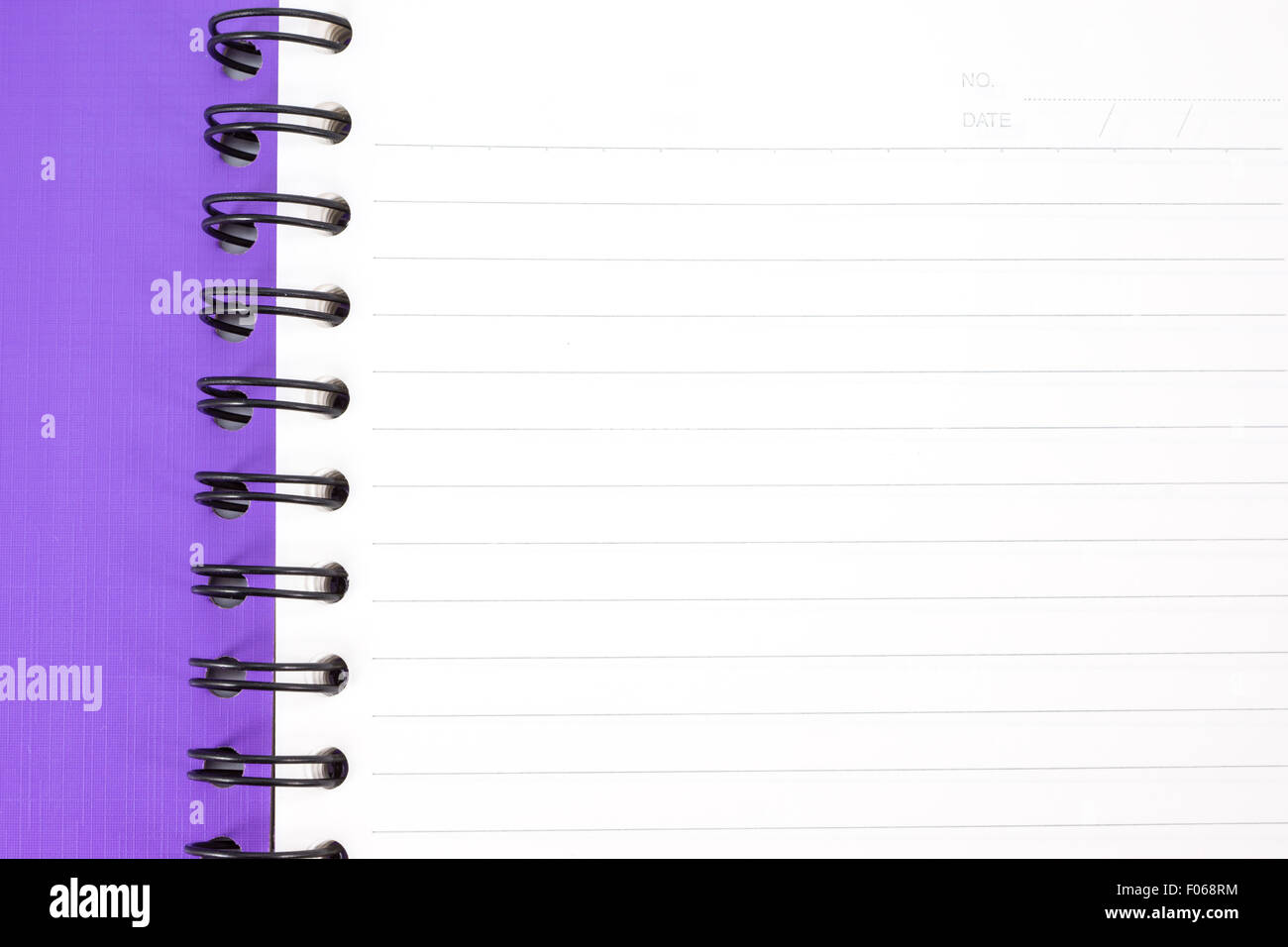 Open purple note book hi-res stock photography and images - Alamy