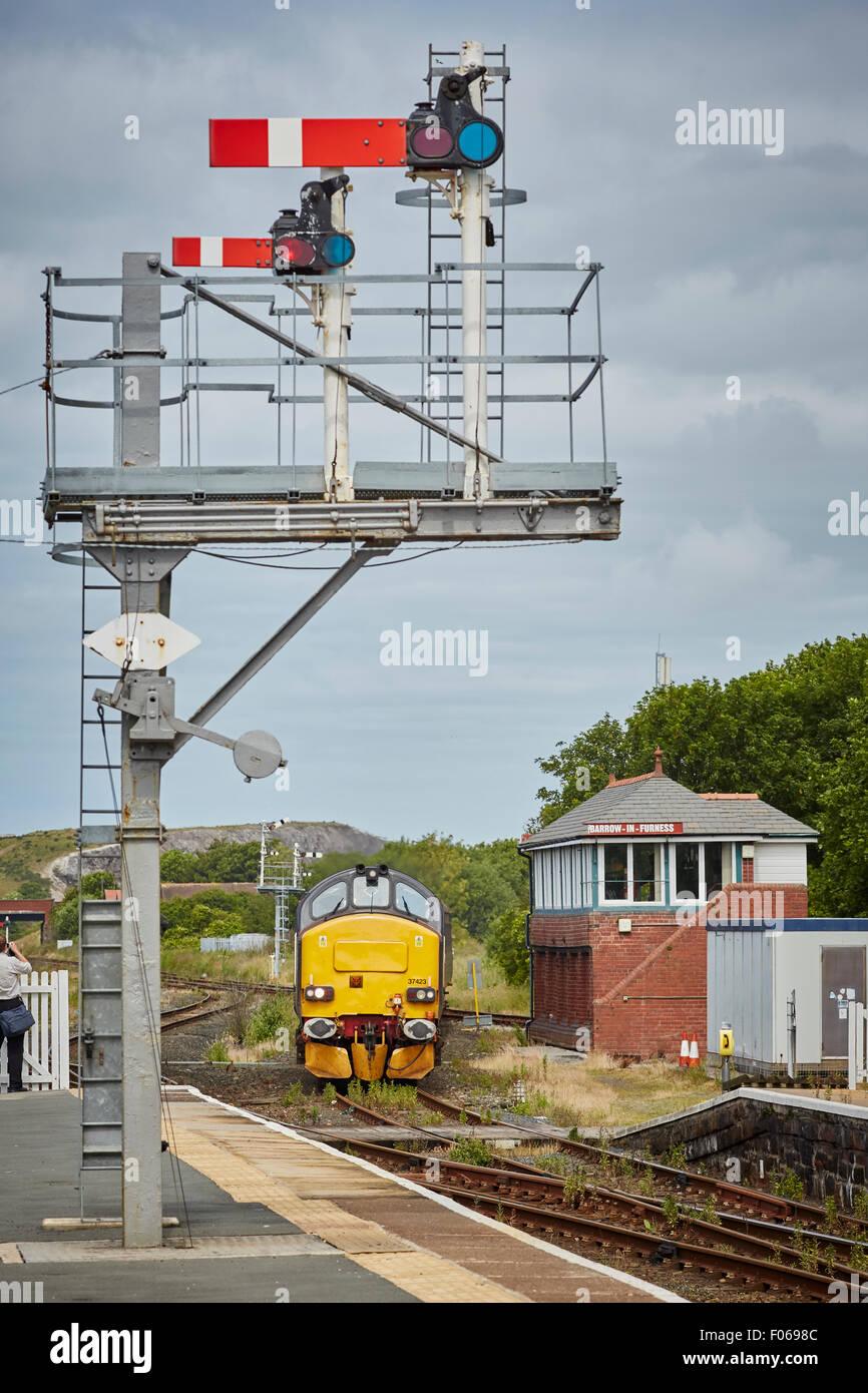 DRS Direct Rail Services Class 37/4 37423 named Spirit of the Lakes ...