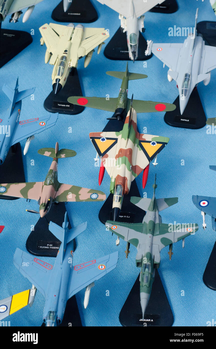Collection of Model Airplanes Stock Photo - Alamy