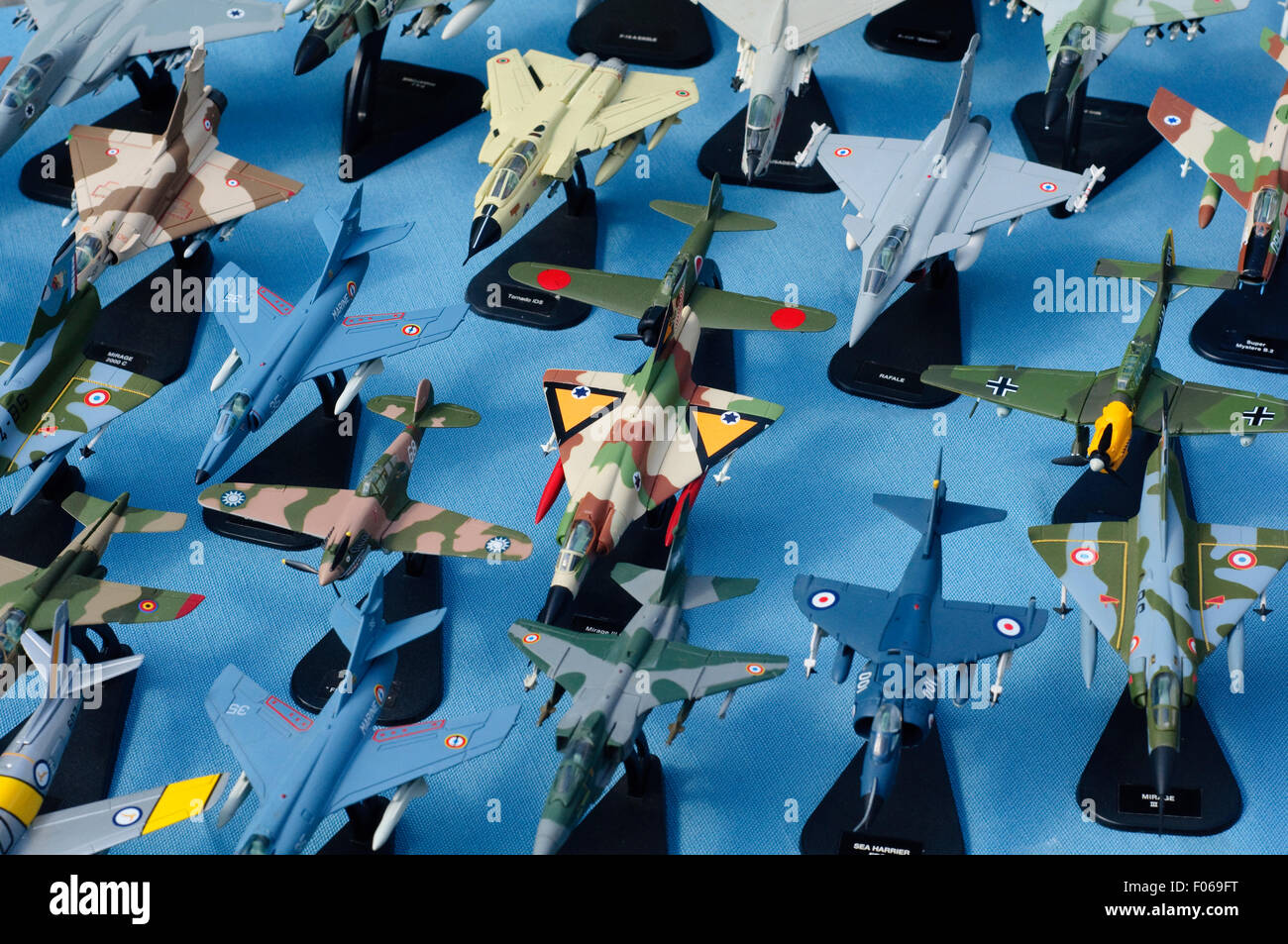 Collection of Model Airplanes Stock Photo - Alamy