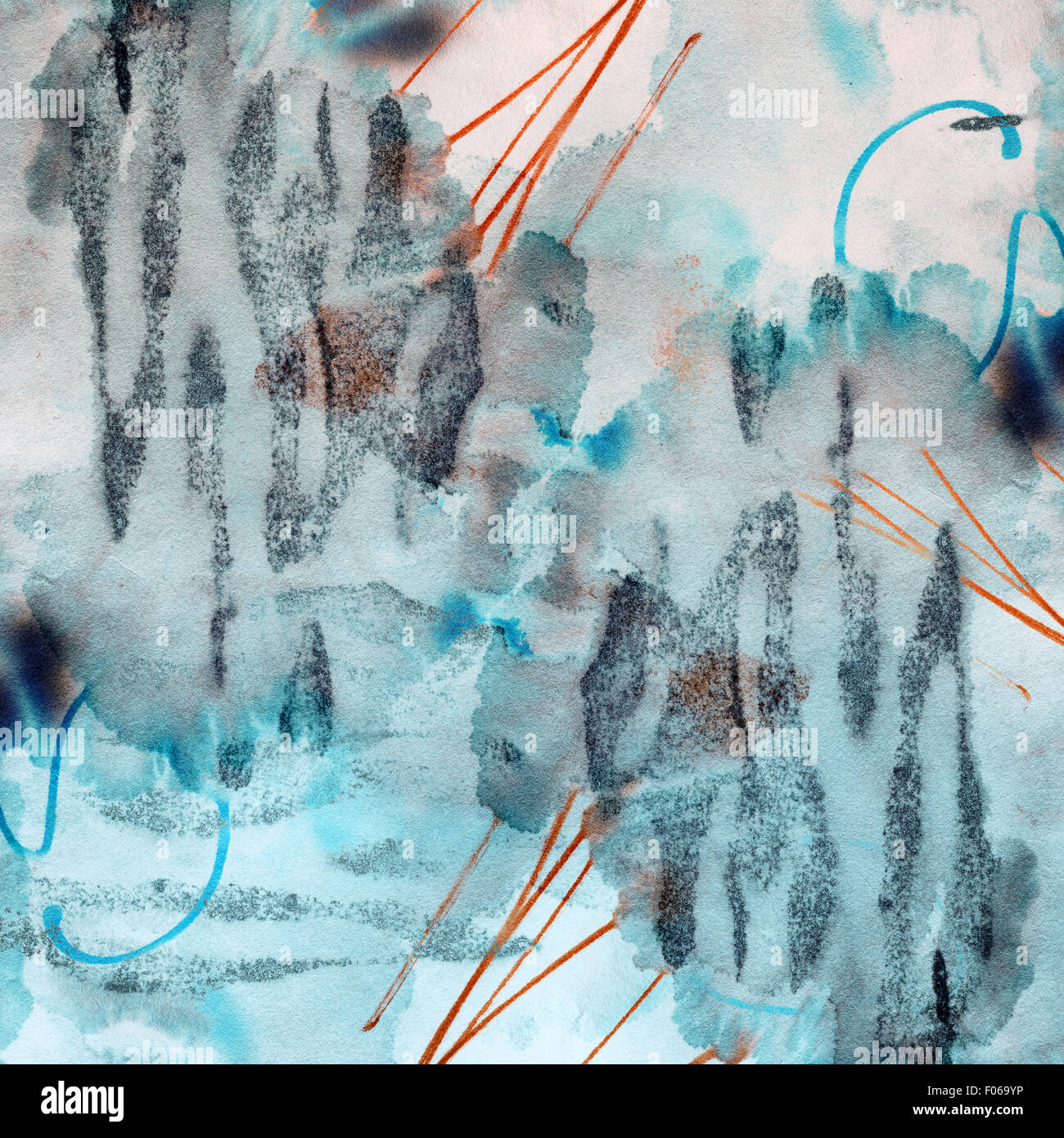 Designed abstract arts background, used acrylic elements Stock Photo ...