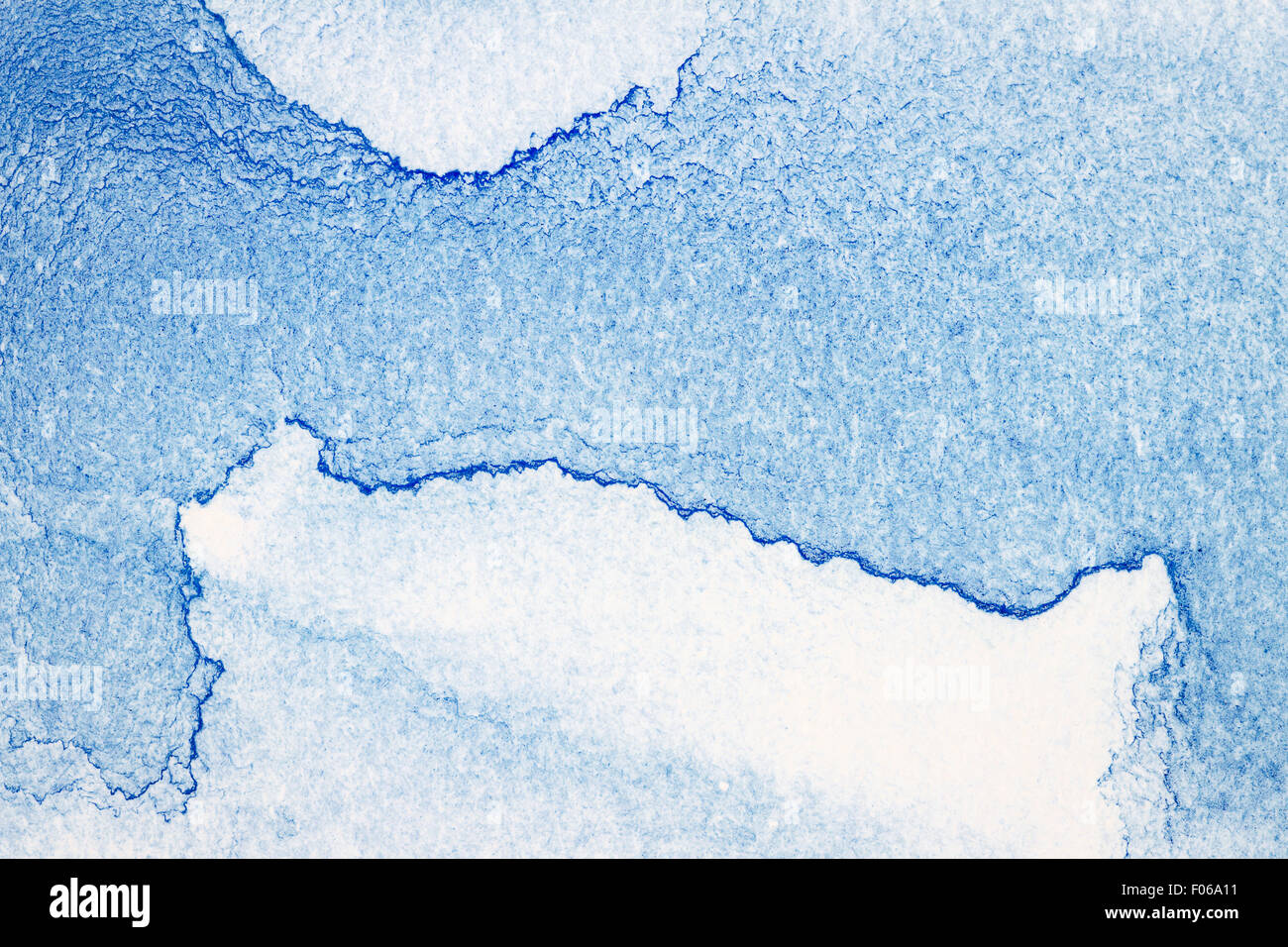 Abstract blue color hand drawn watercolor background Stock Photo - Alamy