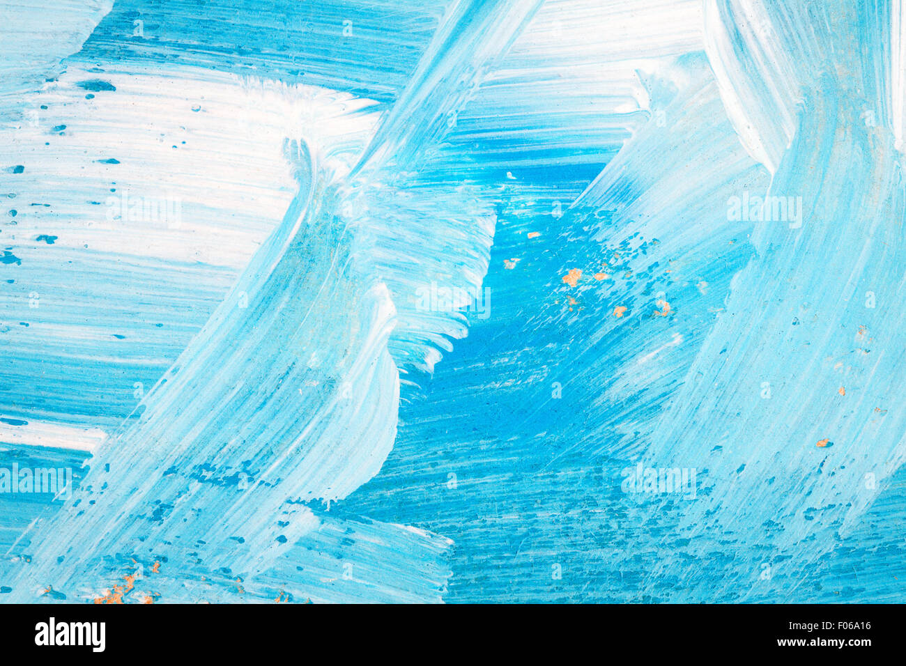Abstract blue acrylic hand painted art background Stock Photo - Alamy