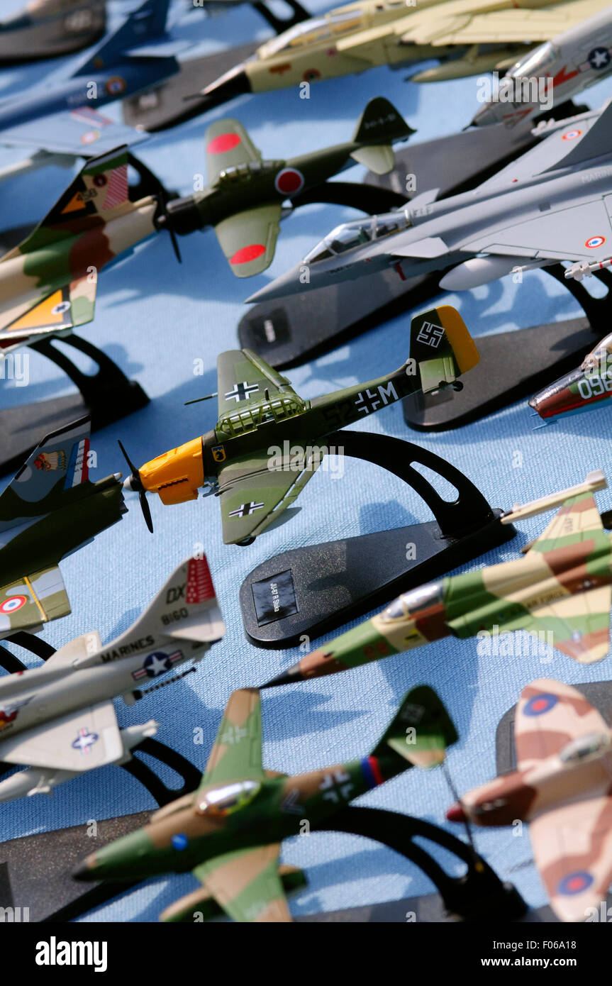 Collection of Model Airplanes Stock Photo - Alamy