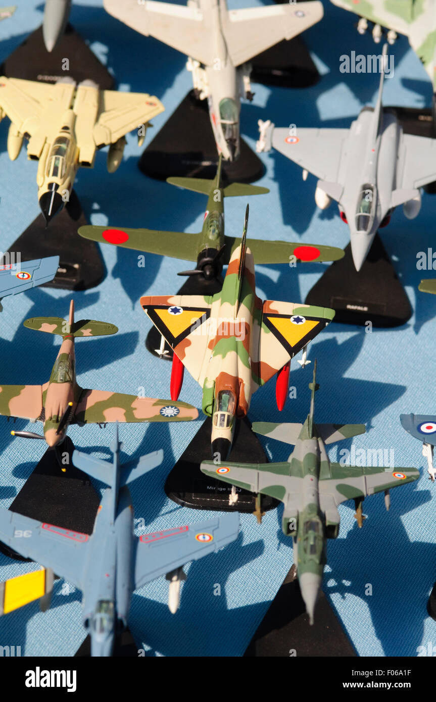 Collection of Model Airplanes Stock Photo - Alamy
