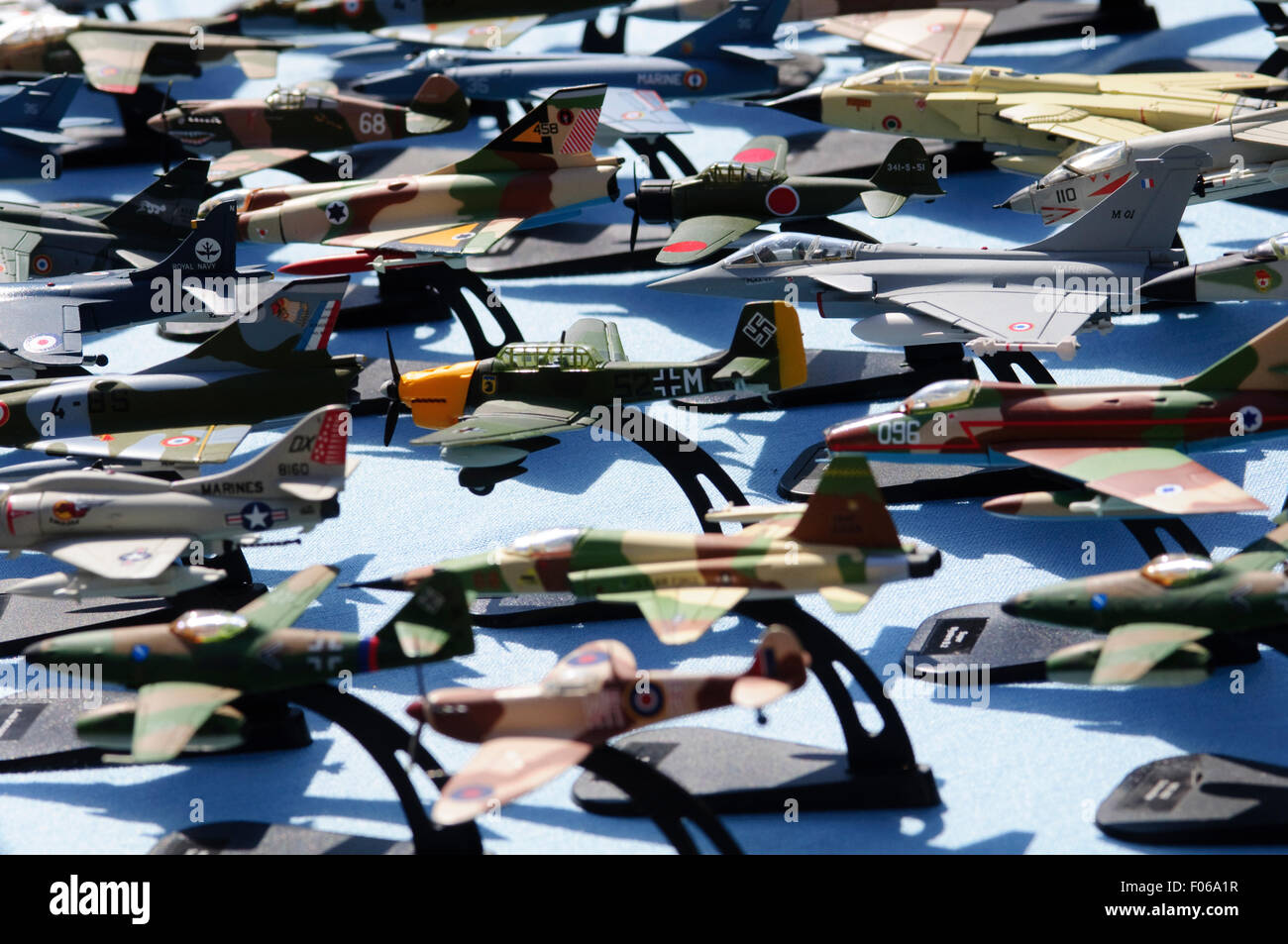 Collection of Model Airplanes Stock Photo - Alamy