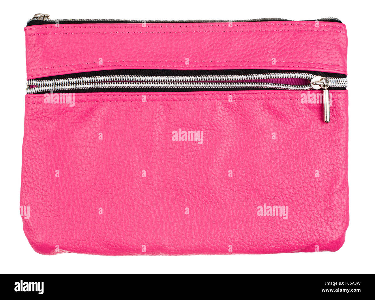 pink pencil case isolated on white background Stock Photo - Alamy