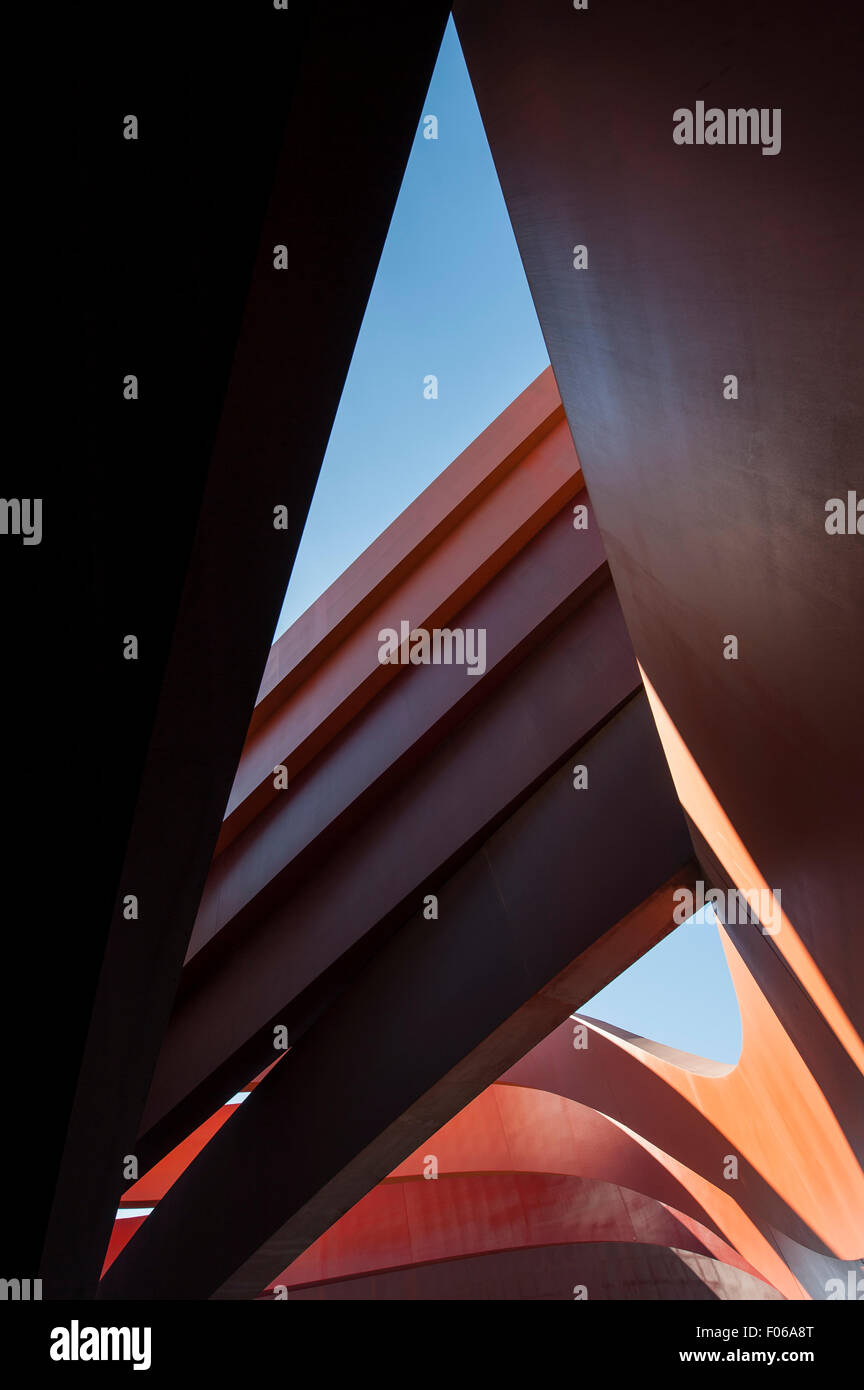 Design Museum Holon entrance courtyard Stock Photo - Alamy