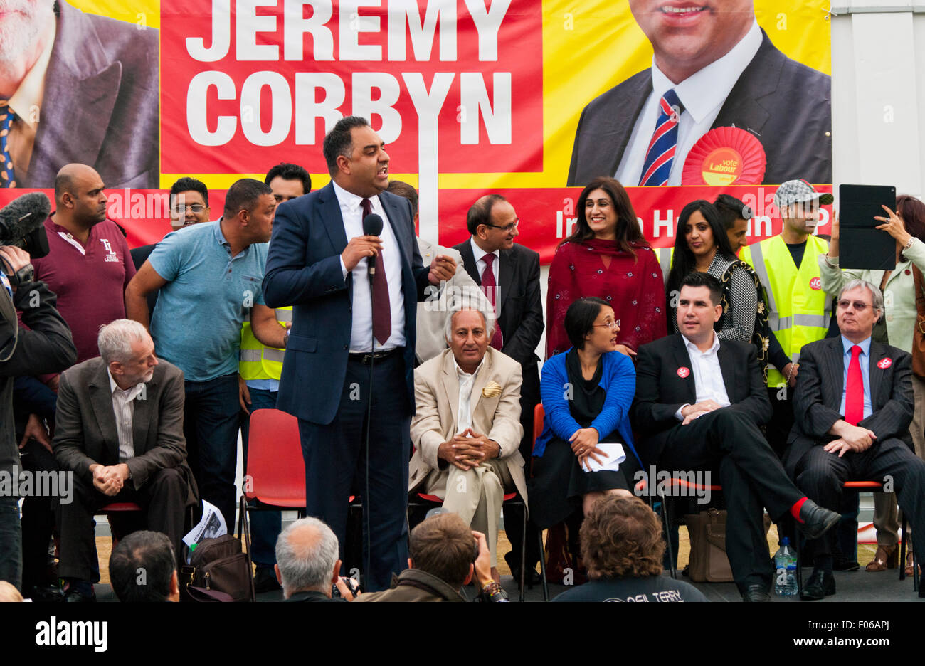 Bradford, Yorkshire, UK. 7th Aug, 2015. Imran Hussain, MP for Bradford ...