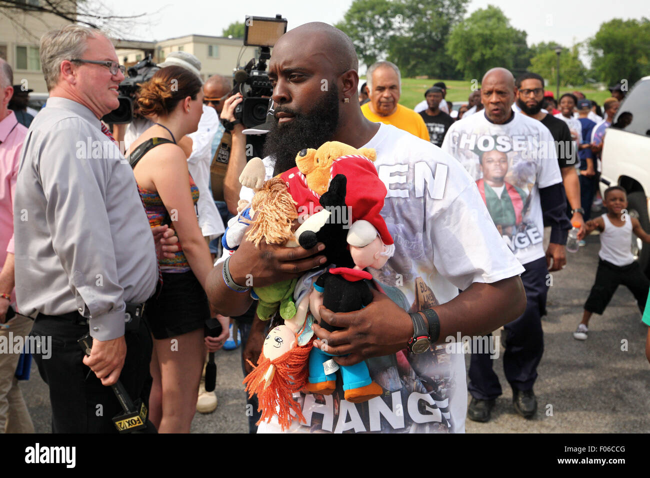 Michael brown memorial ferguson hi-res stock photography and images - Alamy