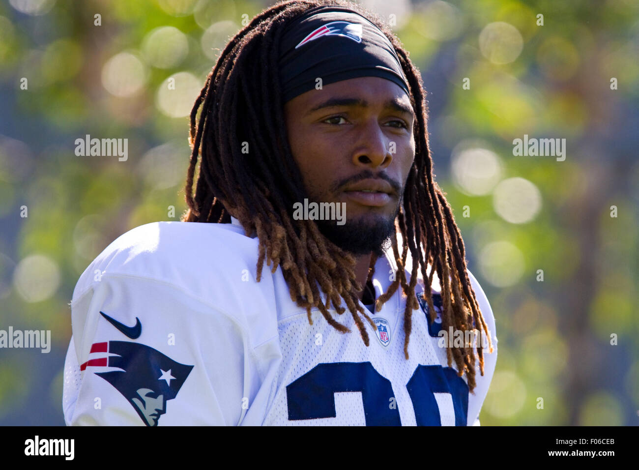 Gillette Stadium. 8th Aug, 2015. New England Patriots running back ...
