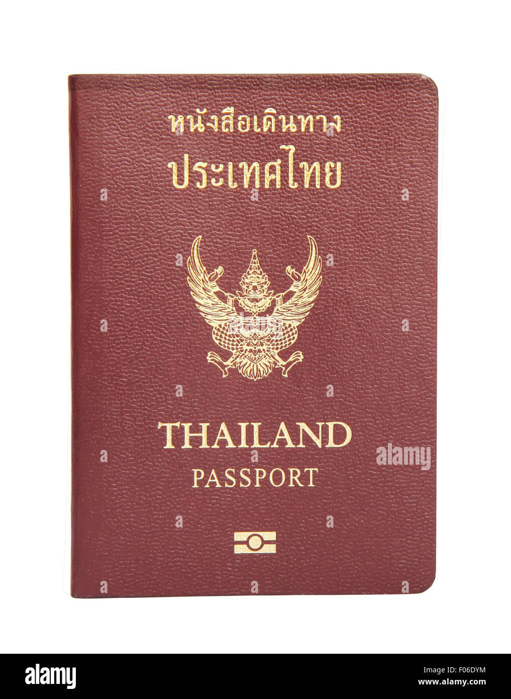 Thailand passport isolated on white background Stock Photo - Alamy