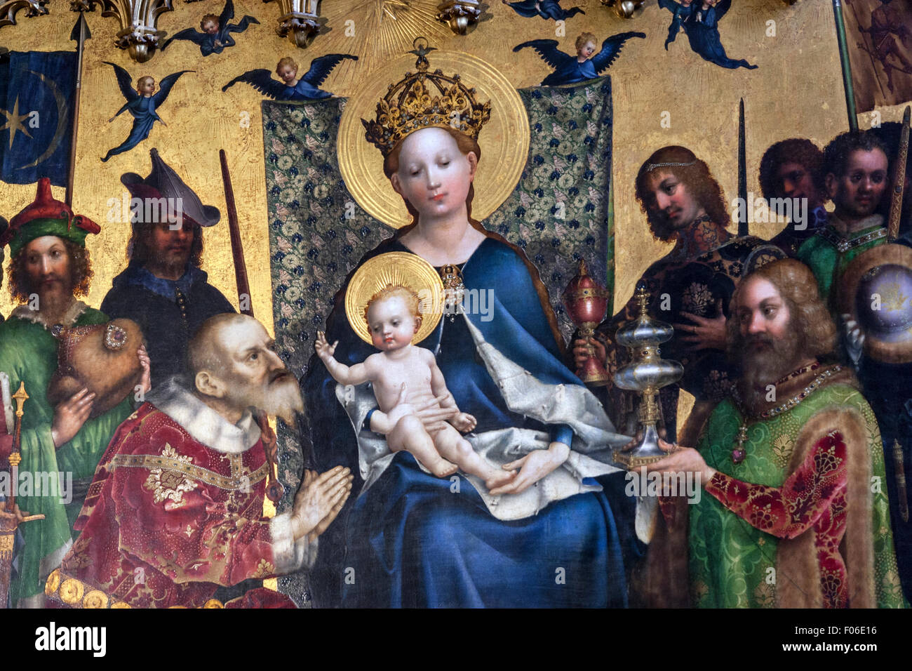 Altarpiece three kings stephan lochner hi-res stock photography and ...