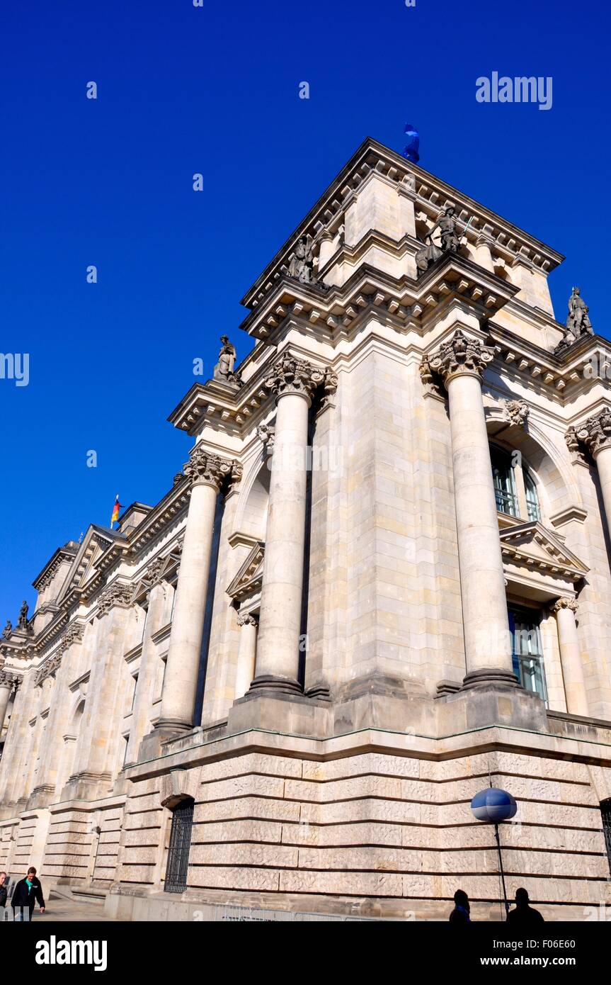 Exterior of the original Reichstag building in Berlin Stock Photo - Alamy