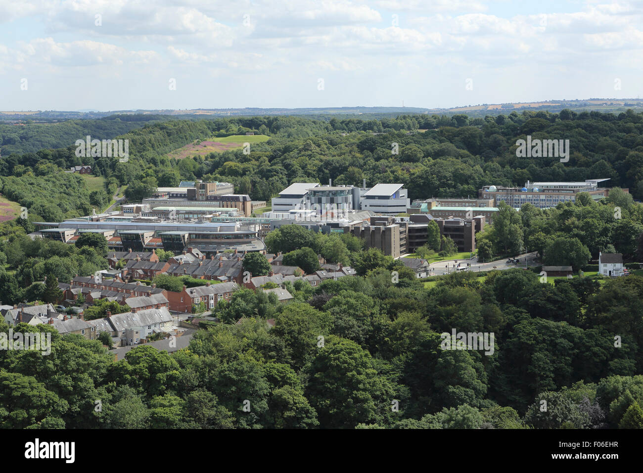 Durham, UK. 08th Aug, 2015. Buildings belonging to Durham University in ...