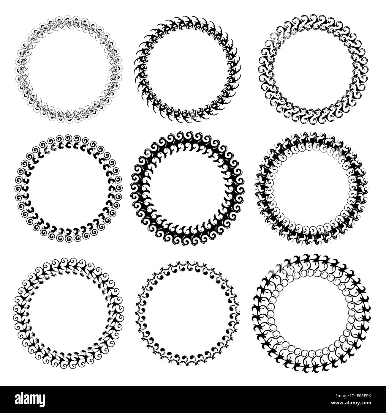 Page decor frames Cut Out Stock Images & Pictures - Alamy