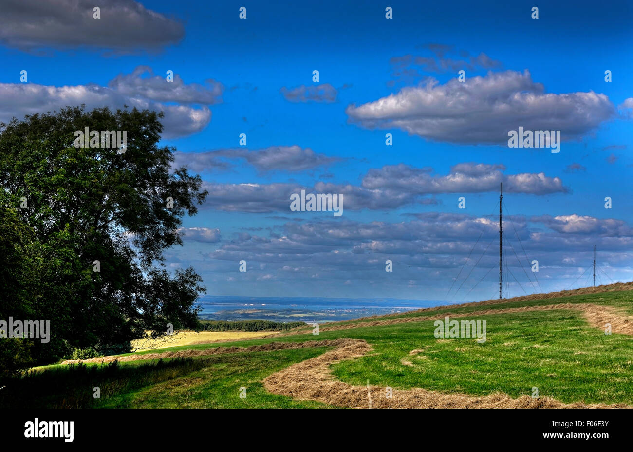 The Rowridge transmitter mast is adjacent to Gallibury Hump on the ...