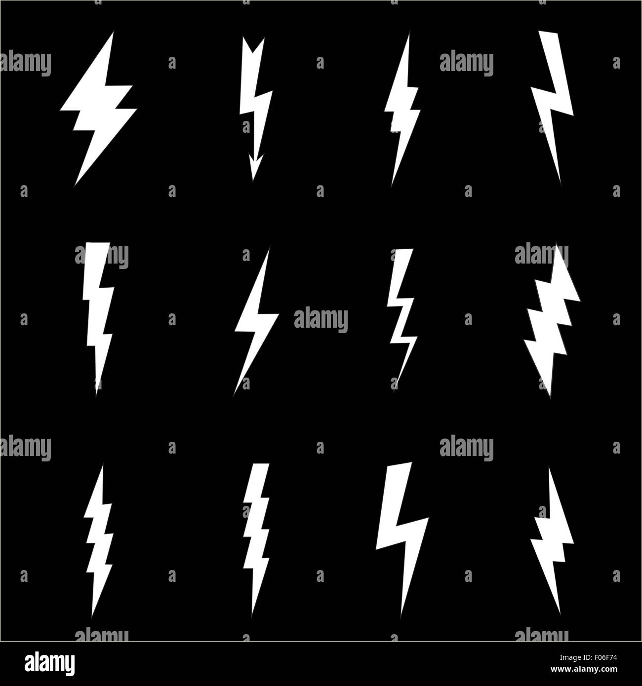 Lightning flat hi-res stock photography and images - Alamy