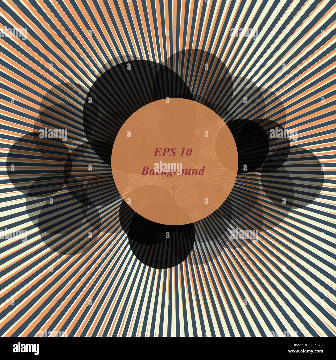 Vector retro pockmarked background with beams. Also with stylized ...