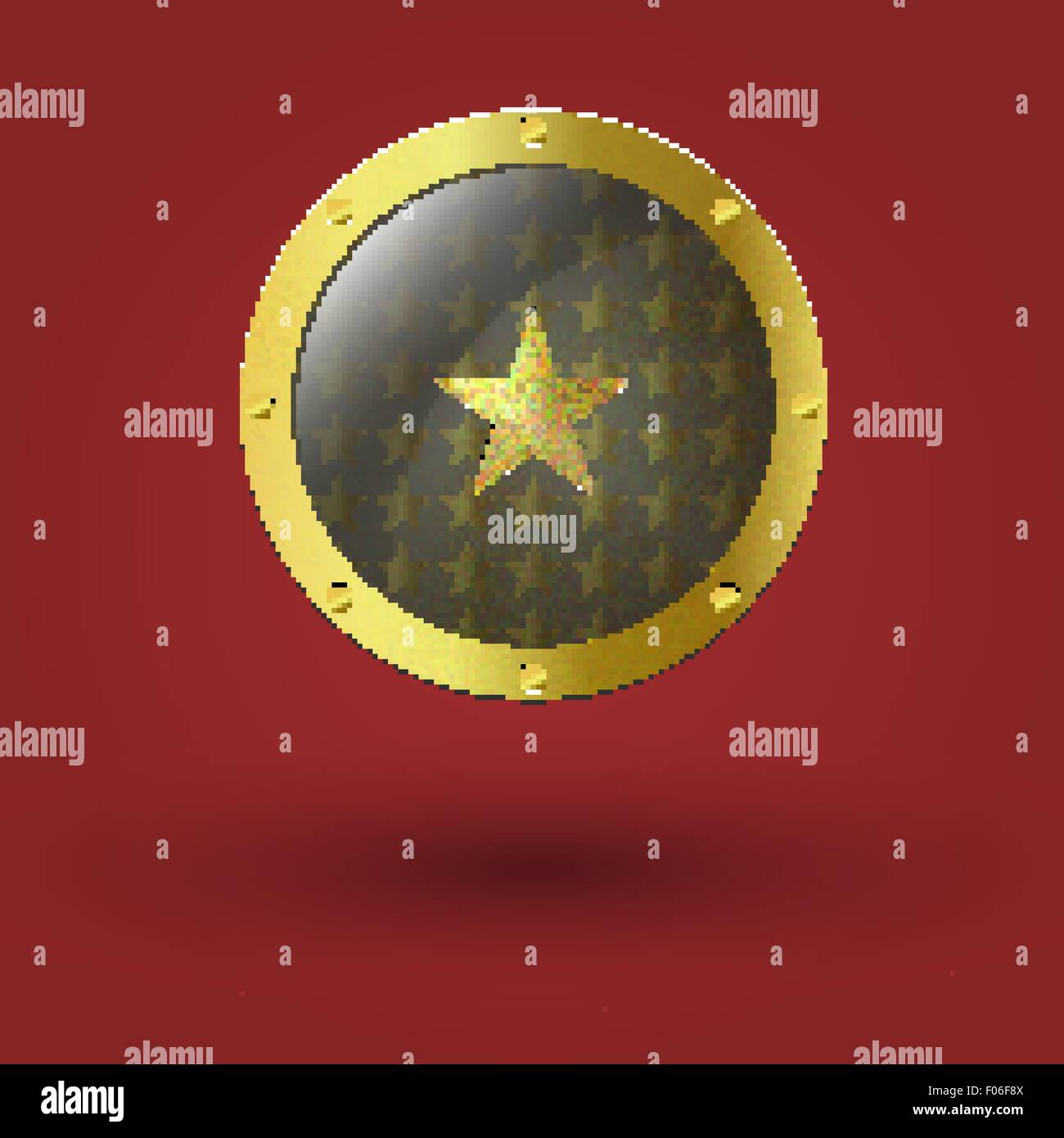 Vector illustration of gold seal Stock Vector Image & Art - Alamy