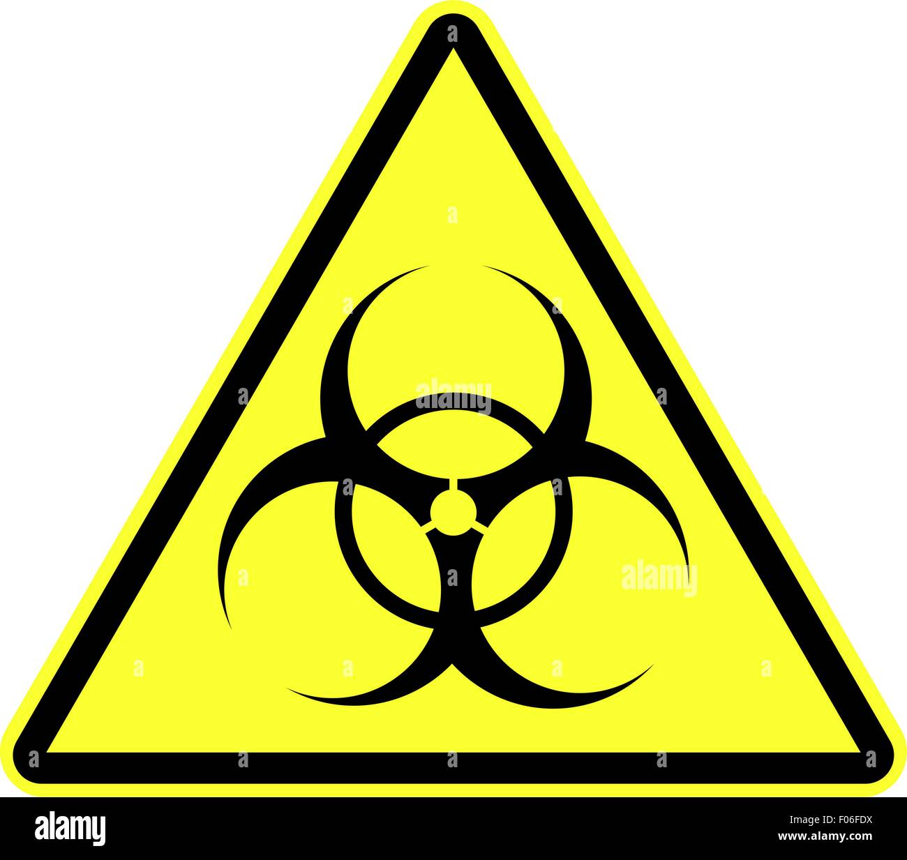 Biohazard symbol vector sign isolated Stock Vector Image & Art - Alamy