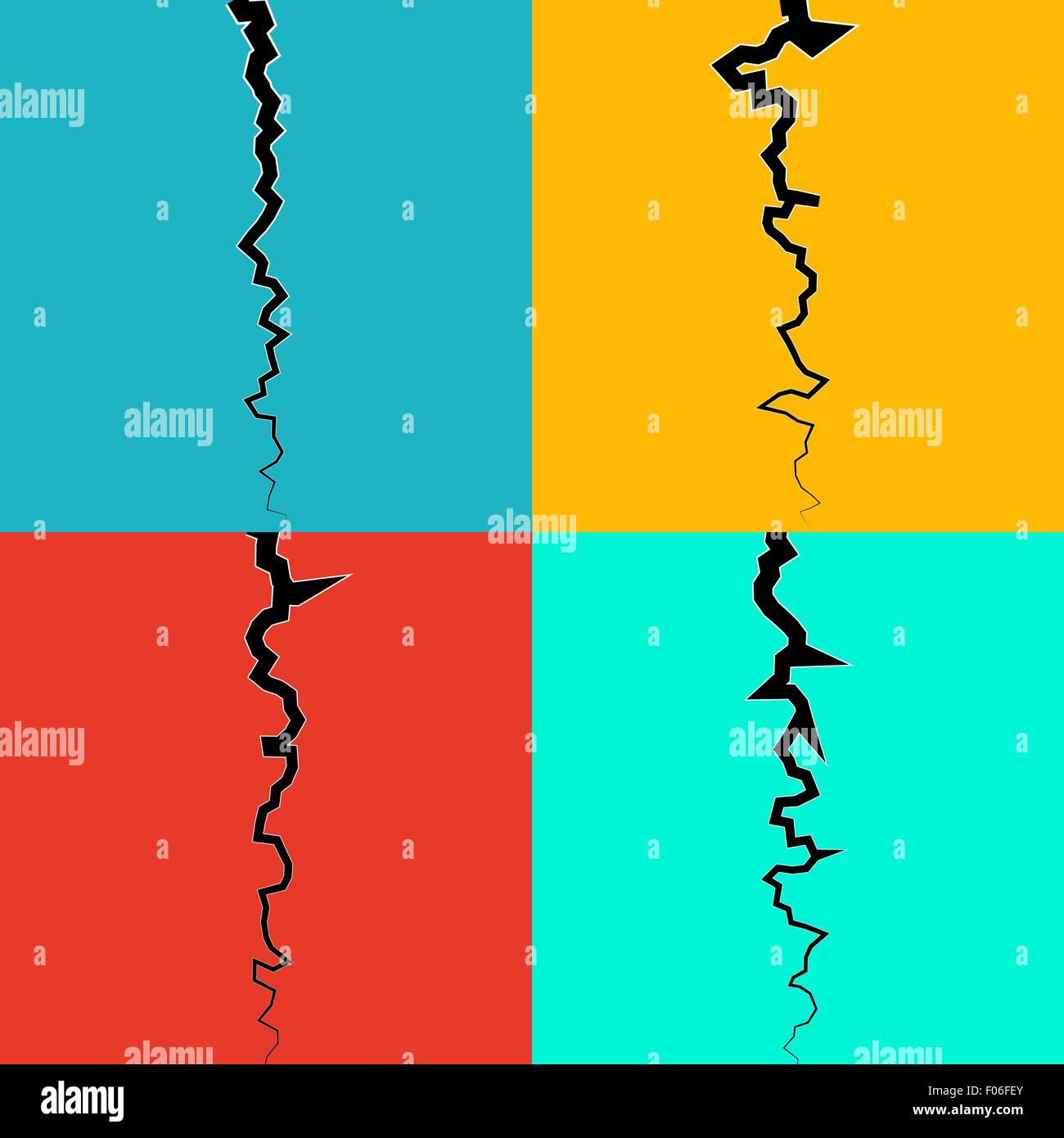 Earth Crack vector Stock Vector Image & Art - Alamy