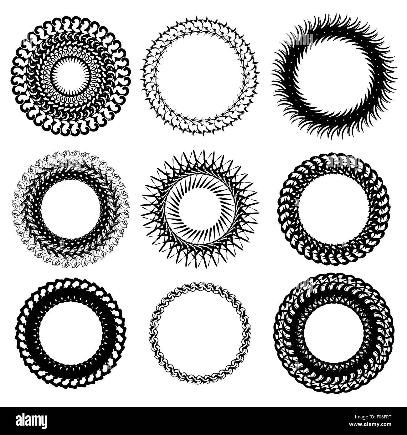 Page decor frames Cut Out Stock Images & Pictures - Alamy