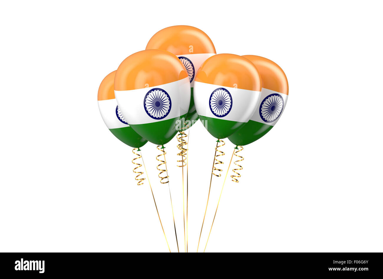 India patriotic balloons, holyday concept Stock Photo - Alamy