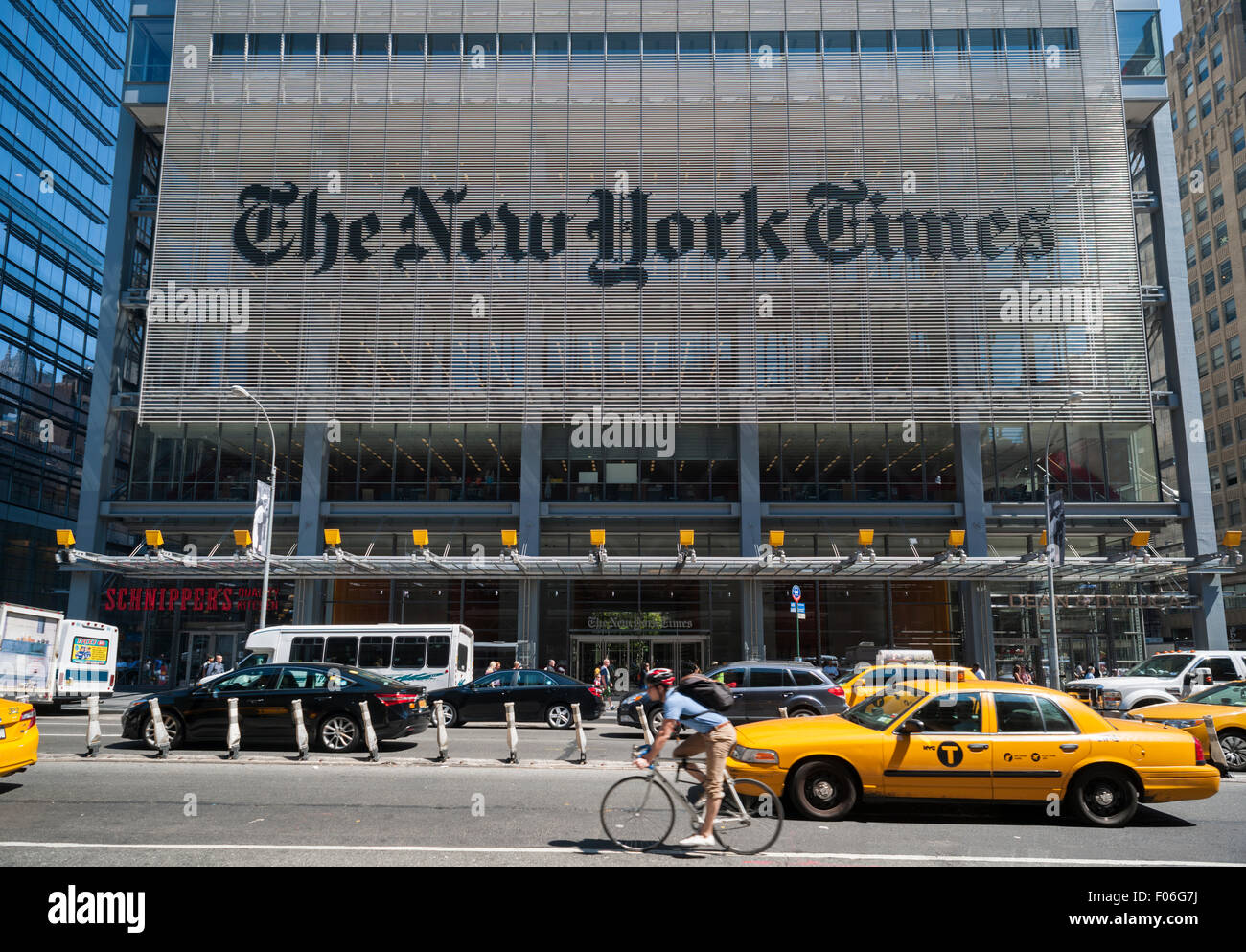 The offices of the the New York Times media empire in Midtown in New ...