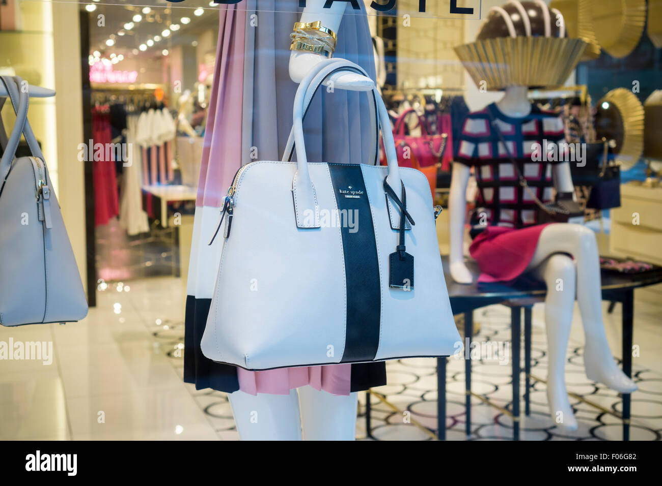 File image: A window display at a Kate Spade store on Fifth Avenue in ...