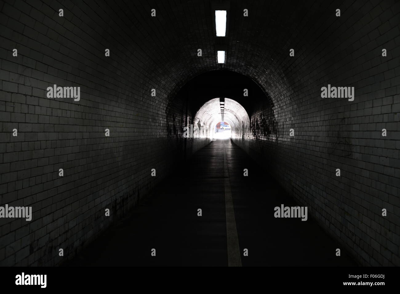 Tunnel on Leeman Road, York, North Yorkshire, UK. Picture: Scott ...