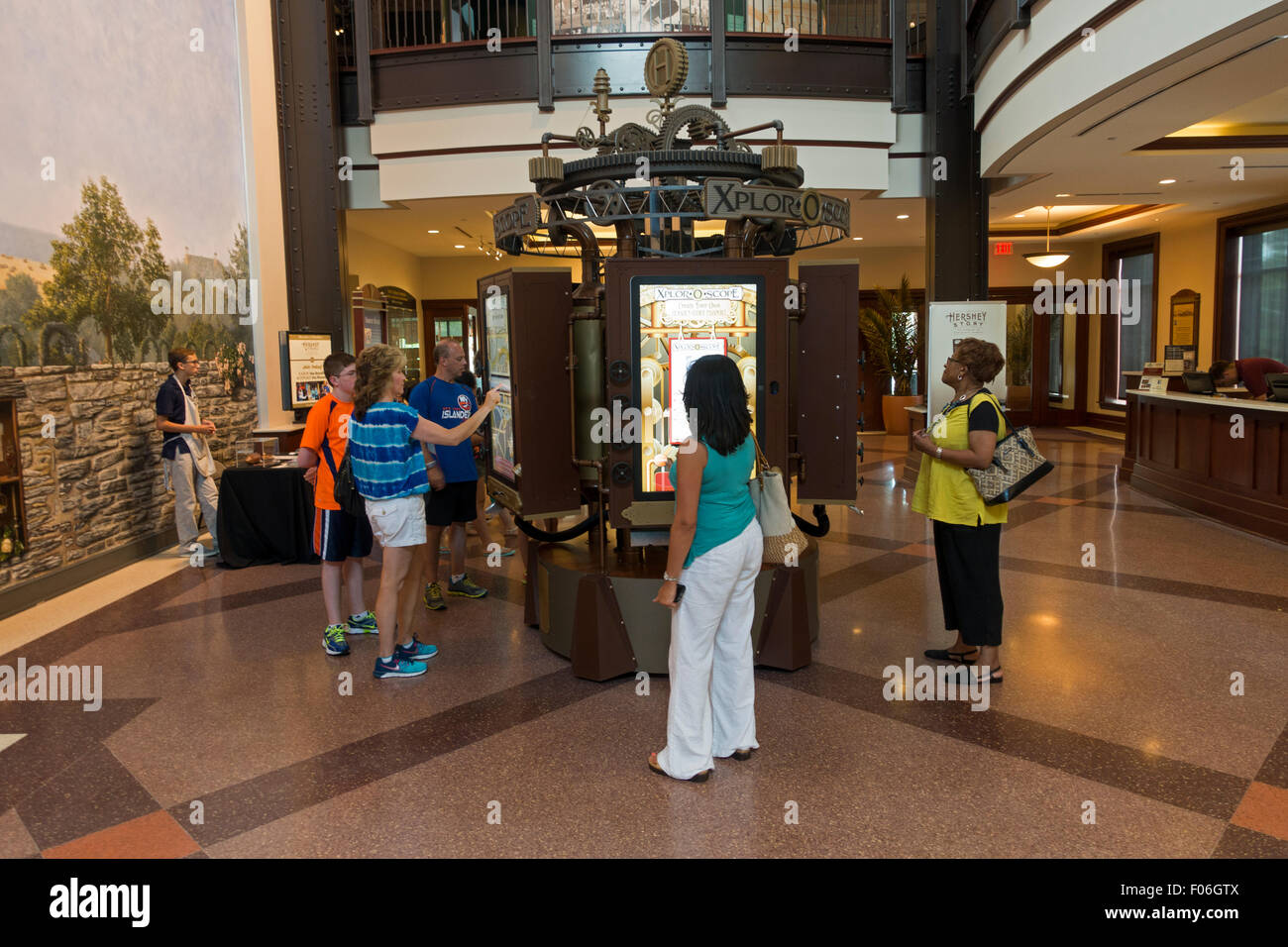 Hershey story museum on chocolate avenue PA Stock Photo - Alamy