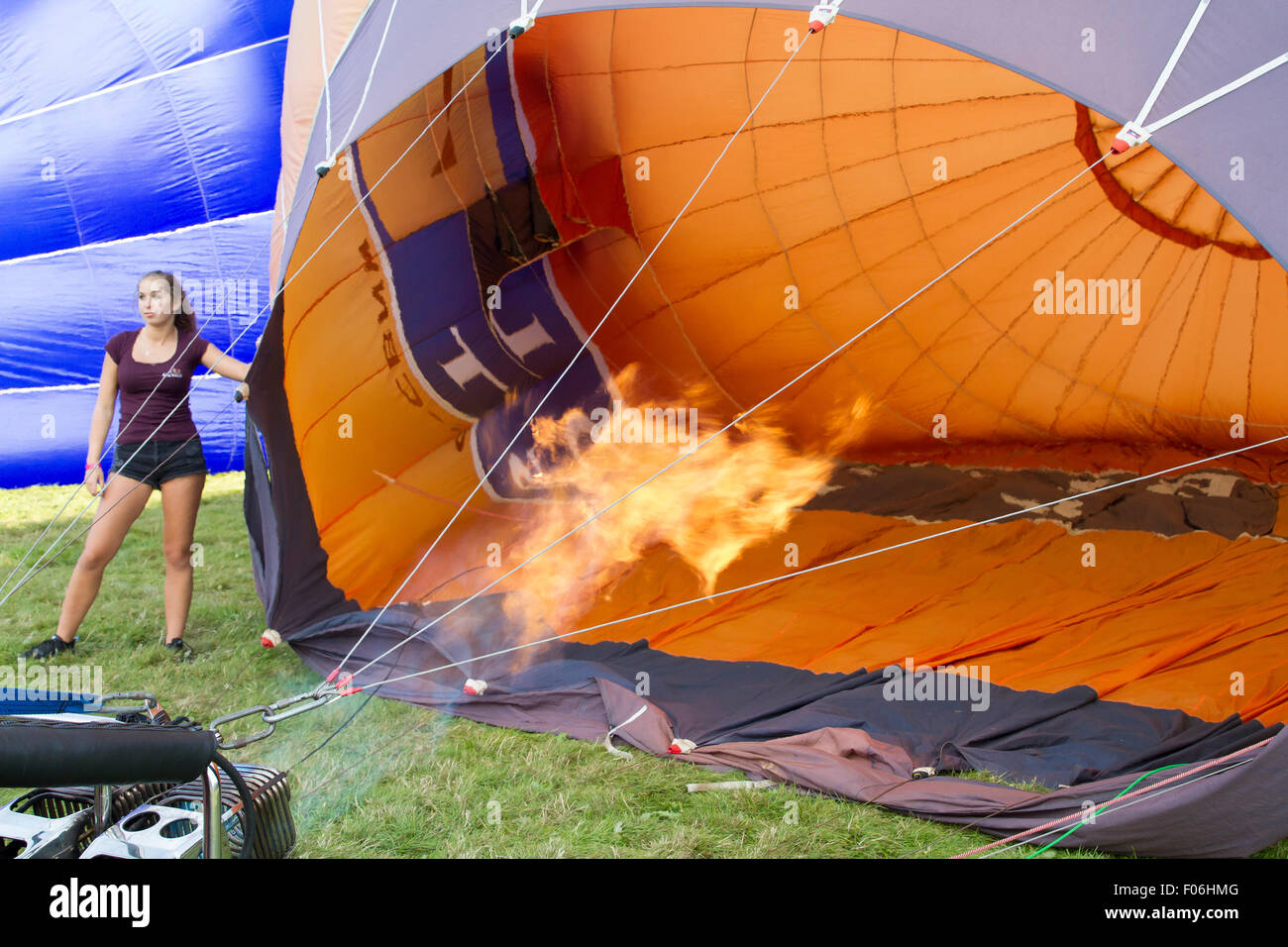 Bristol, UK. 8th August, 2015. Inflation begins at the Bristol ...